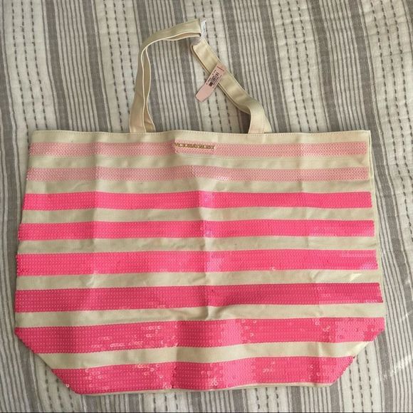 Victoria's Secret | Bags | Nwtvictorias Secret Sequence Tote | Poshmark